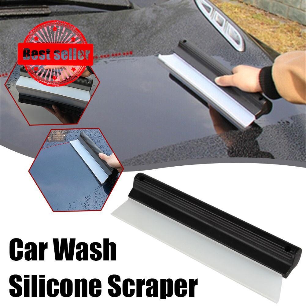 Non Scratch Soft Silicone Scraper Car Wash Scraper One-word Glass ...