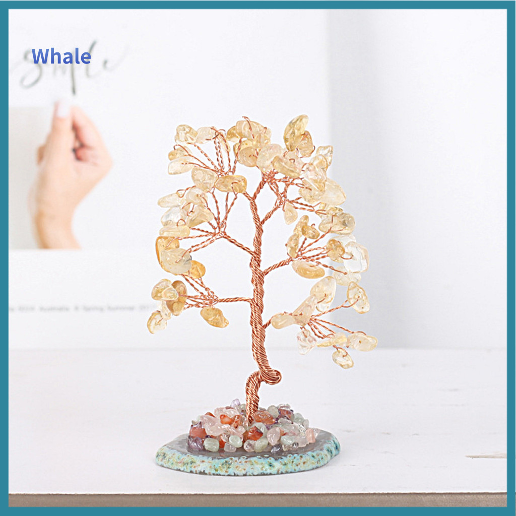 Whale Stable Life Tree Decoration Household Supplies Imitation Gemstone ...