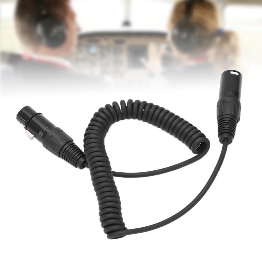 Dificuu Headphone Spring Cable Tensile Resistant 5Pin XLR Connector ...