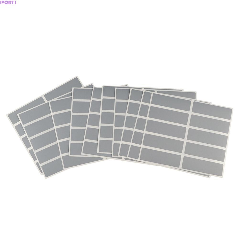IVORY1 100pcs Scraping Stickers Scratch Cards, Rectangular Adhesive ...