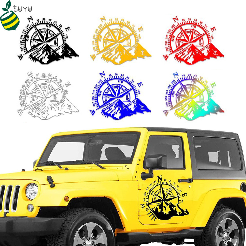 Mountain Compass Stickers Decal for Car Hood Auto Compass Graphics ...