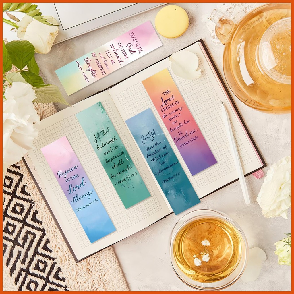Scripture Bookmarks Bible Verses Page Markers Religious Bookmarks 30X ...