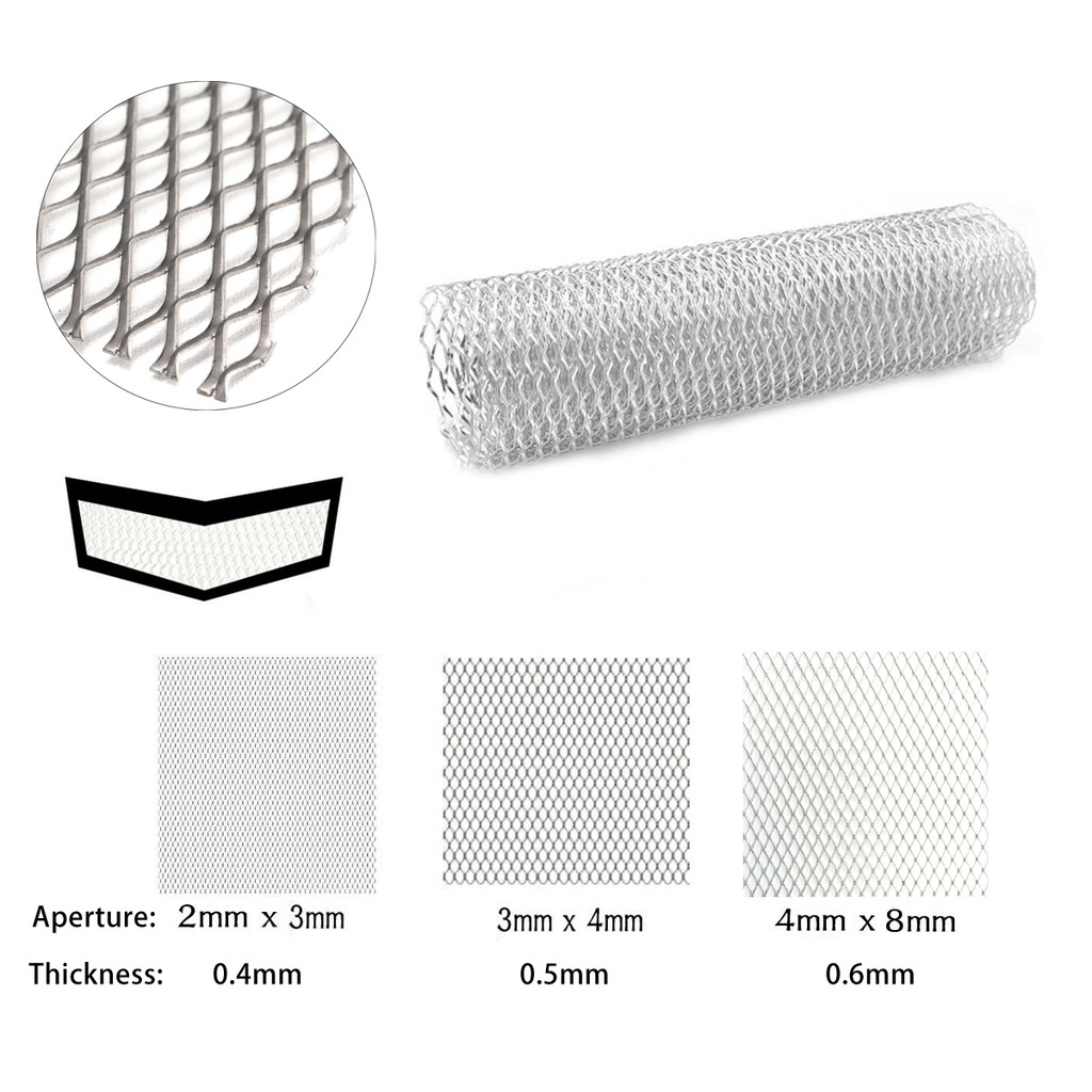 Hole of mesh 2x3cm/3x4mm/4x8mm 25x20cm Aluminium Modelling Mesh Car ...