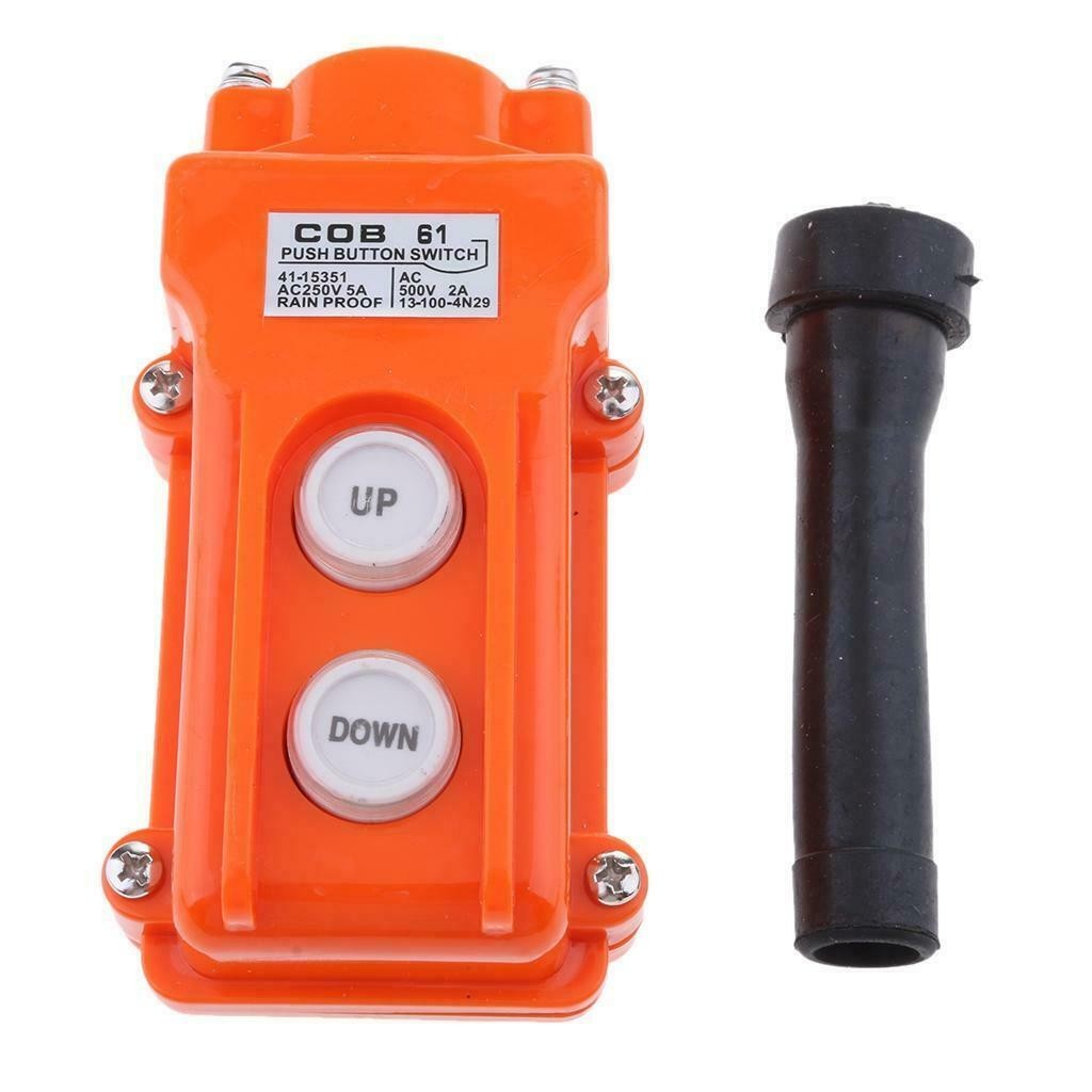 {LUSH} COB-61 Crane Winch Pendant Control Station UP Down Hoist Push Button Switch | Shopee ...