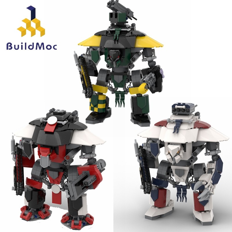 BuildMOC Warhammer40k Model Knight Errant mech Building Blocks DIY ...