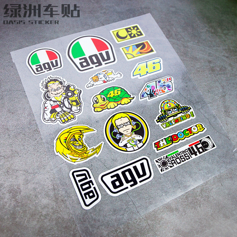 Motorcycle GP Rider Maquez No. 93 Rossi Racing agv Self-owned Electric ...