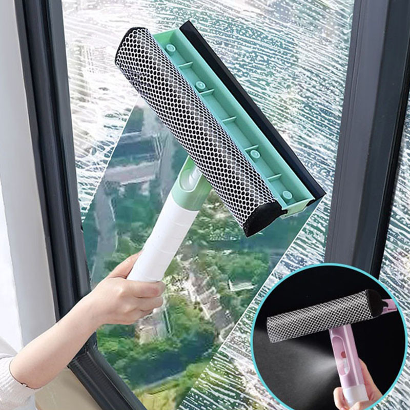 3 in 1 Spray Scrape Wipe Window Squeegee Glass Cleaner Window Wiper ...