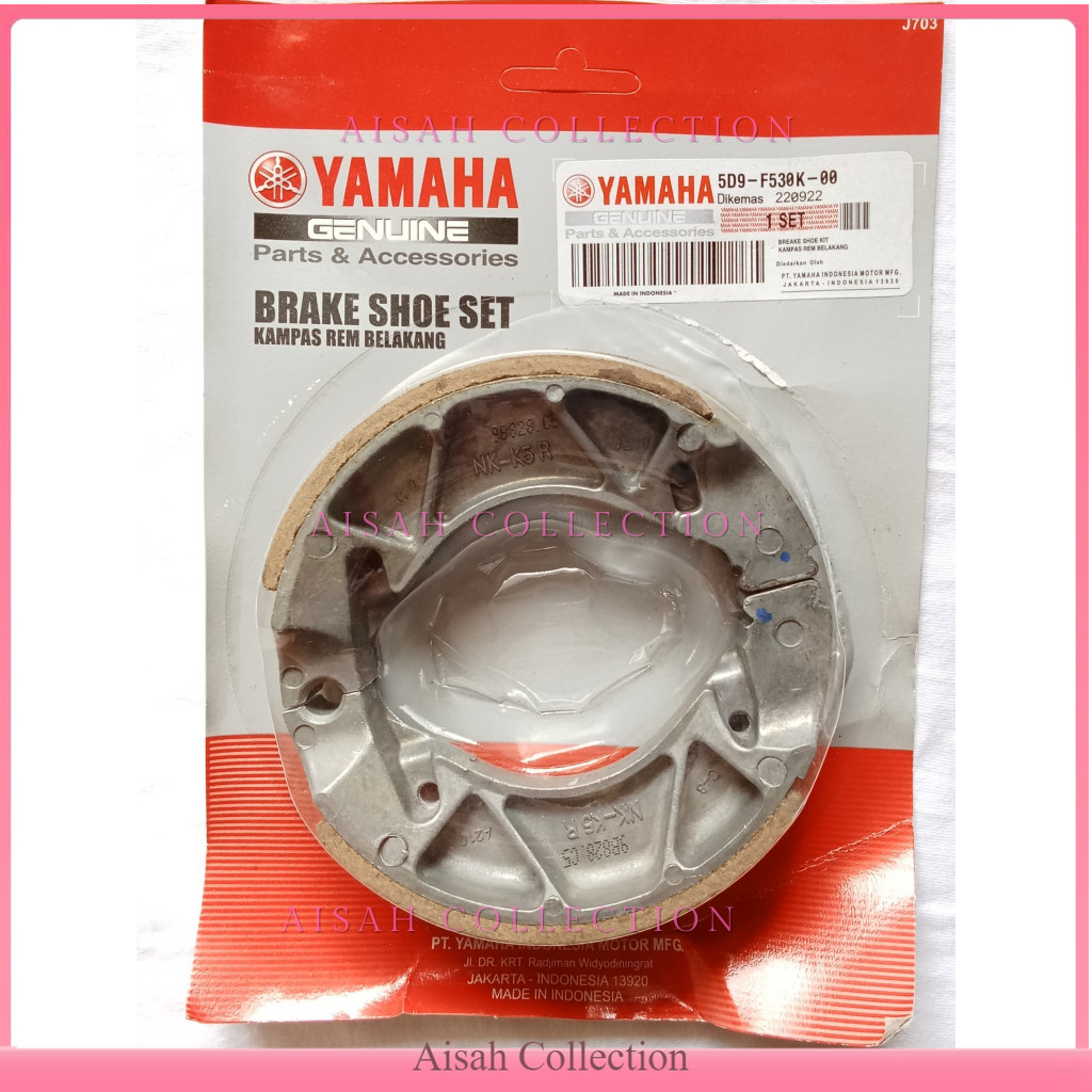 YAMAHA BREAK SHOE FOR MIO 125/150 SOUL (5D9-F530K-00) | Shopee Philippines