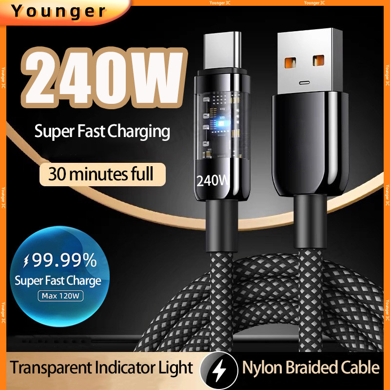 240W Super Fast Charging Cable With Intelligent Charging Warehouse ...