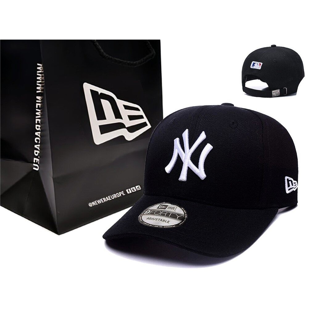 Ny baseball cap Strapback MLB New York Yankees black Navy white blue ...