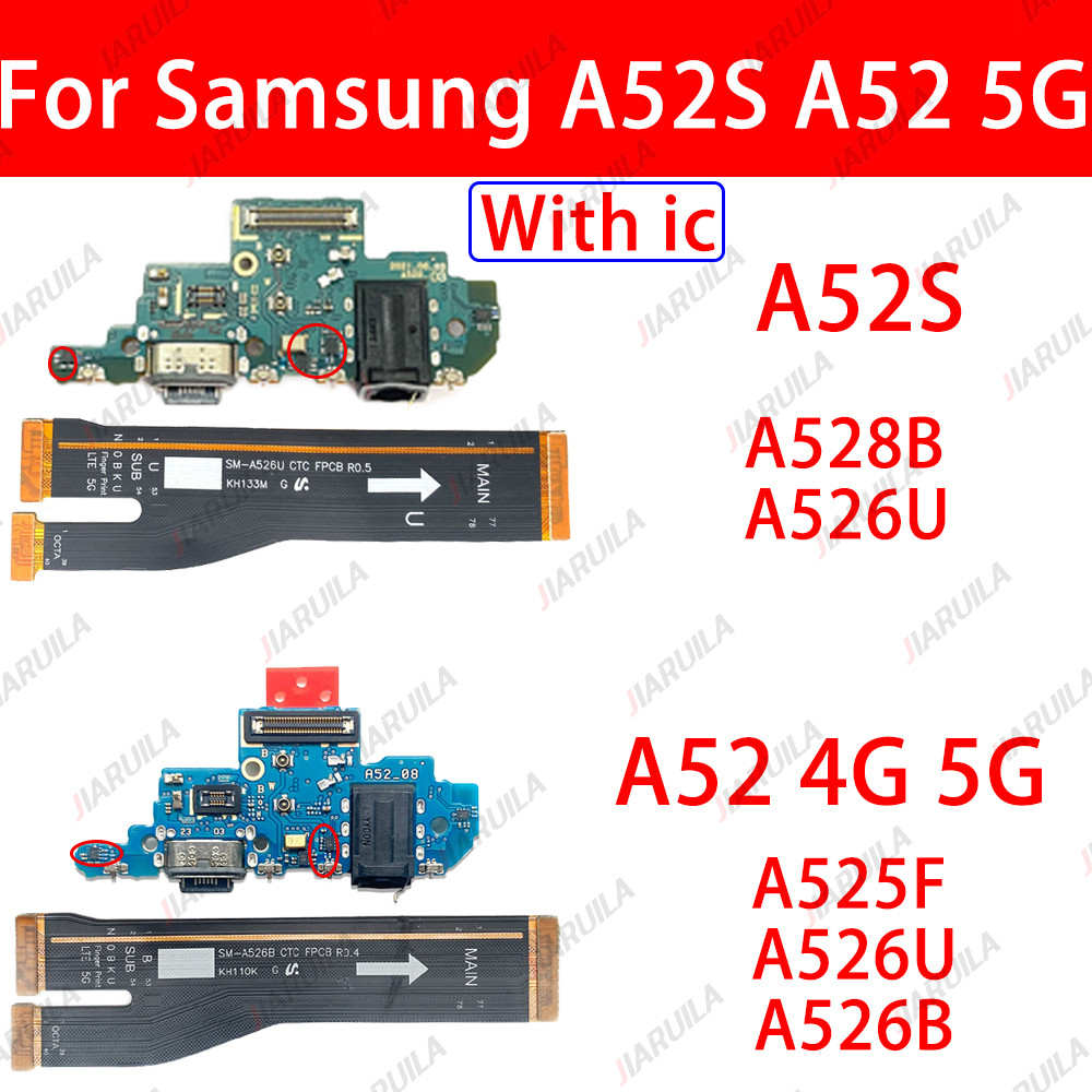 For Galaxy A52S A52 5G A526U A526B A528B A525F USB Charging Dock Jack ...