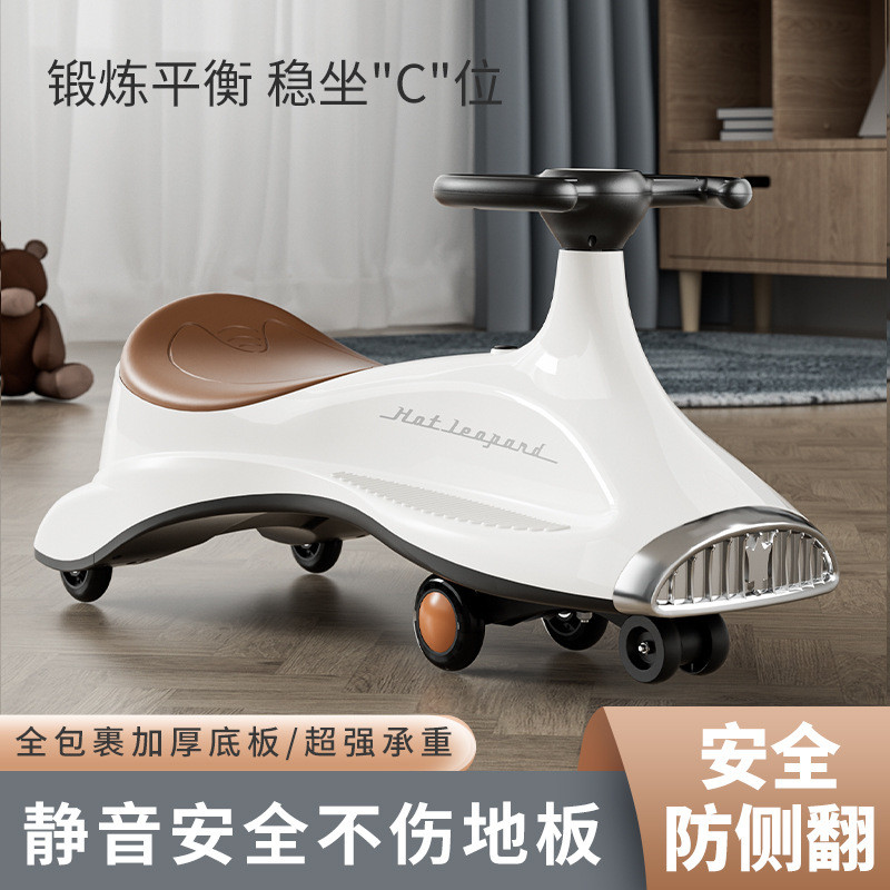 New Baby Swing Car1-6Year-Old Boys and Girls Bobby Car with Light Music ...