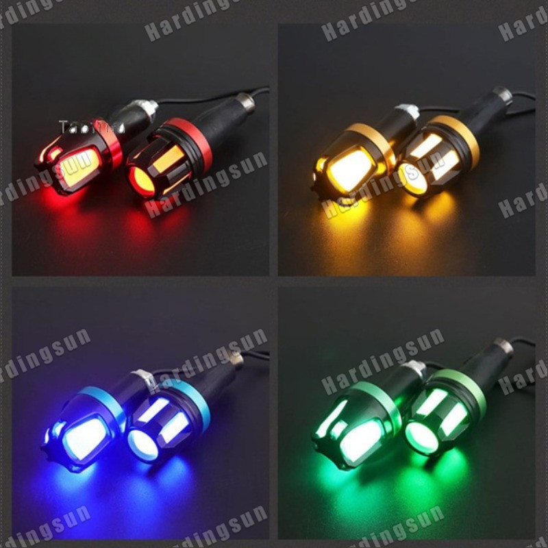 Tabitha Motorcycle Handlebar End LED Turn Signal Light Moto Handle Bar ...