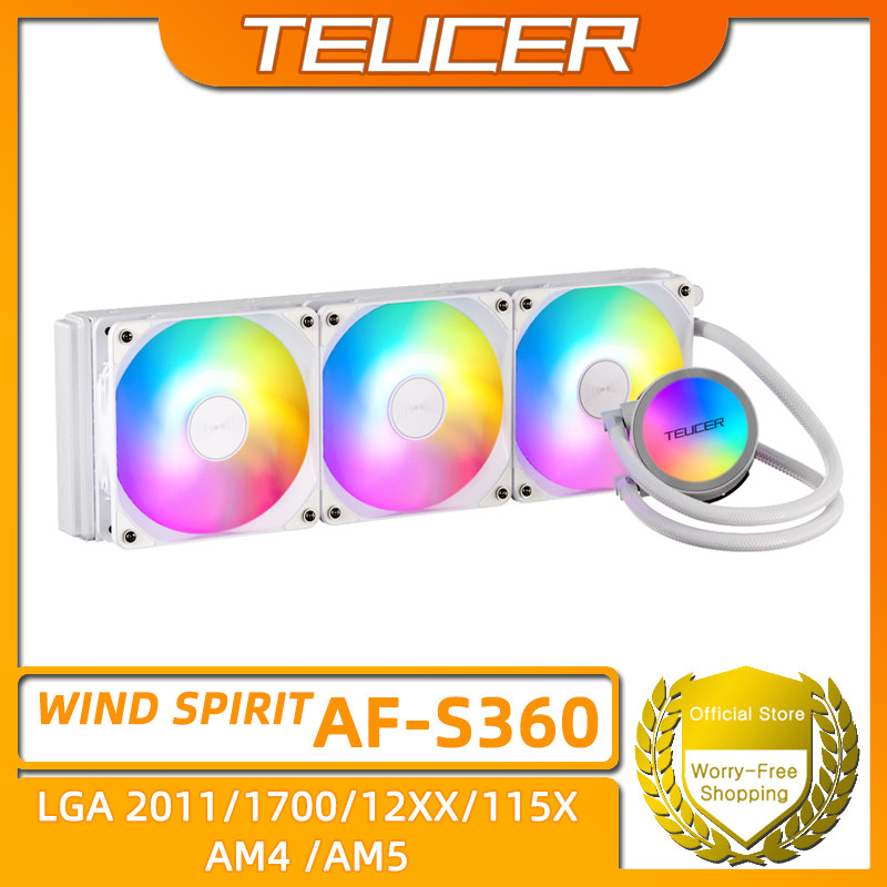 TEUCER AF-S360 CPU Water Cooling Cooler, LGA 2011 V3 X99 Motherboard ...