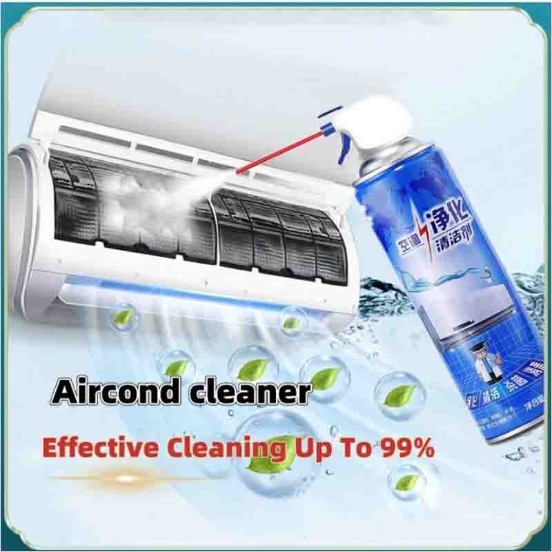 Air Conditioner Cleaner Spray Agent Foam Polyester Dust Sterilization ...