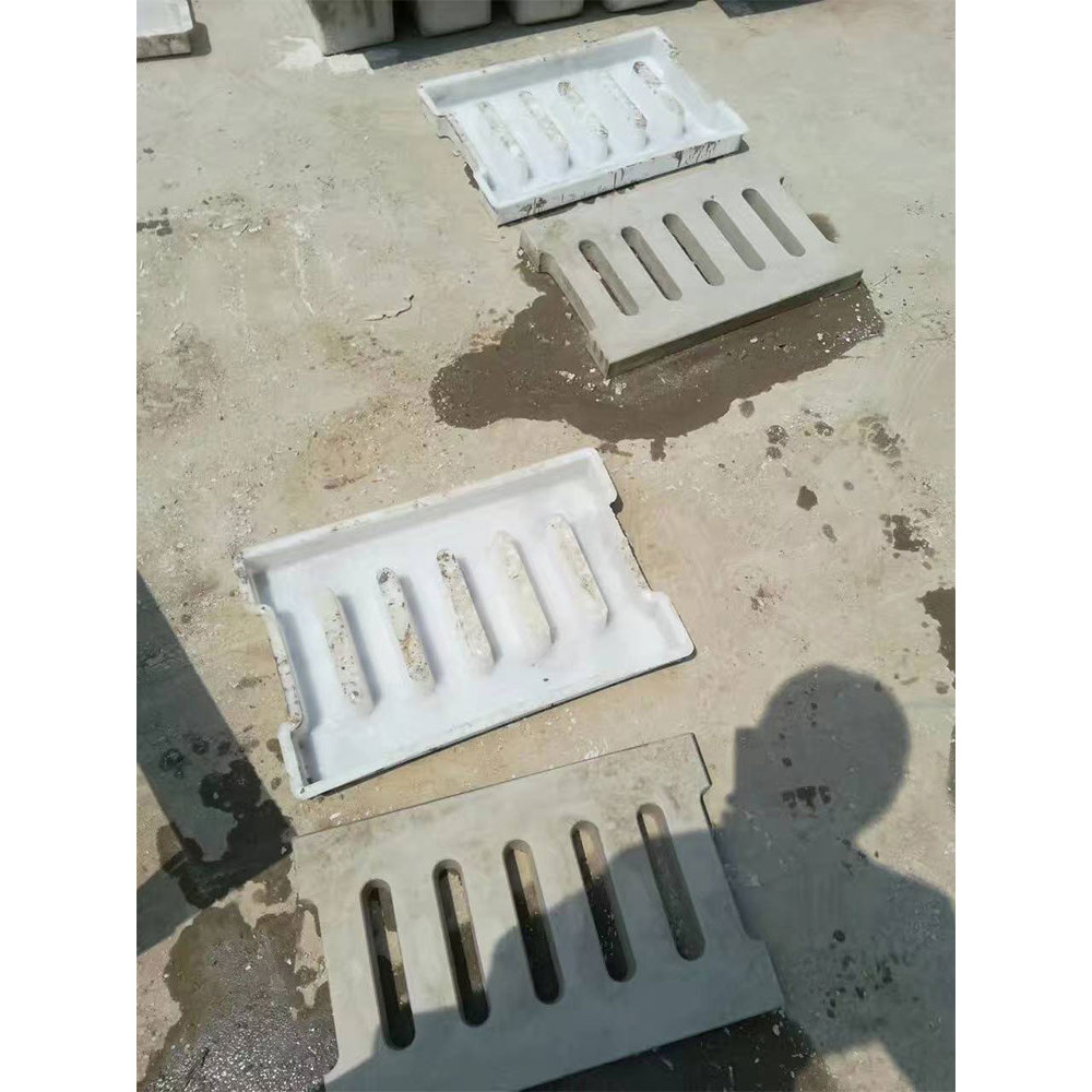 Drainage Ditch Cover Cement Plastic Mold Prefabricated Edge Ditch Sewer ...