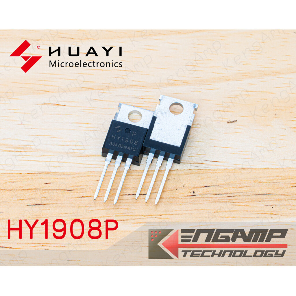 (1 Piece) [FET] HY1908P HOOYI N-CH MOSFET 90A 80V 7mR TO-220 | Shopee ...