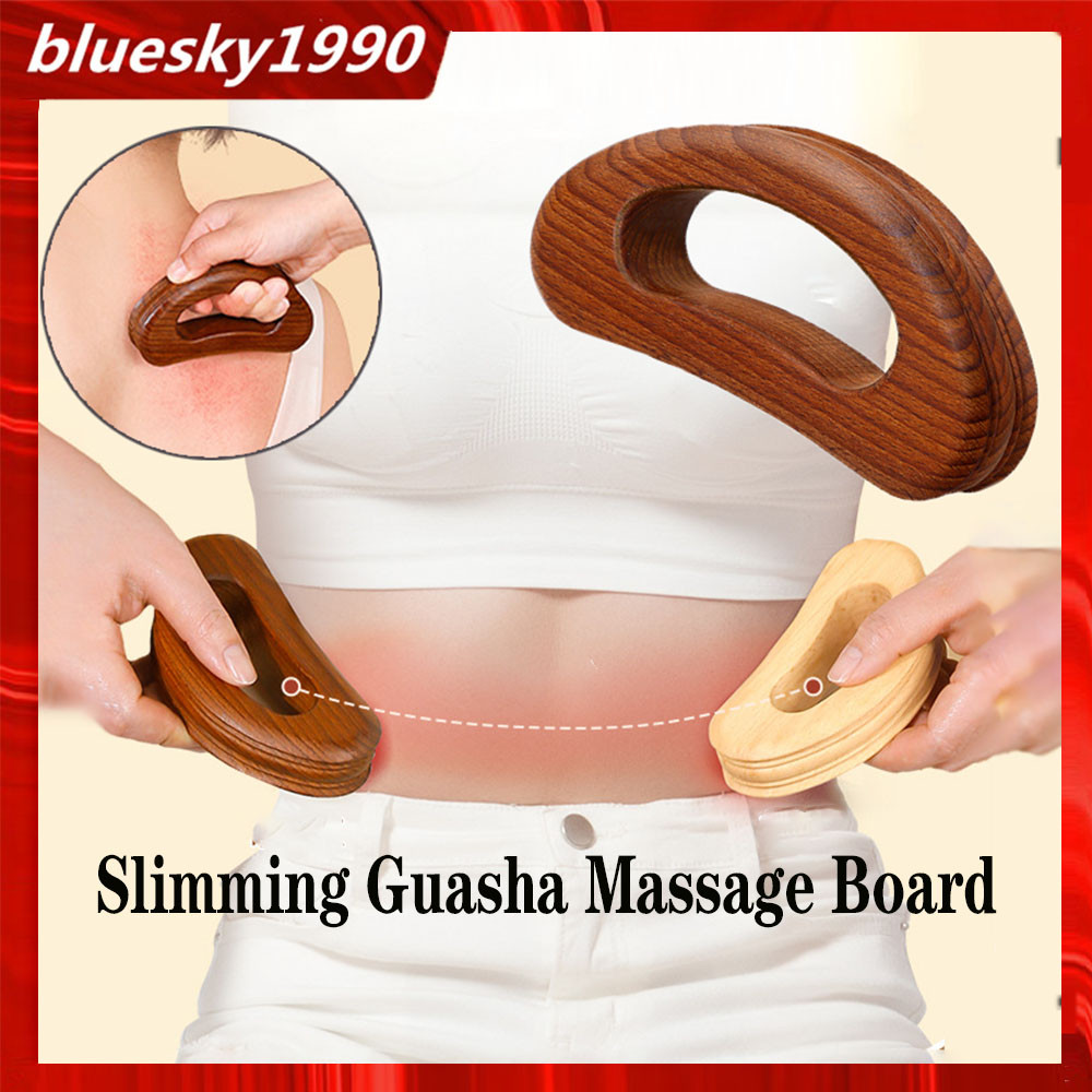 Beech Wooden Massage Tools for Neck Back Limbs Abdomen Back Massage ...