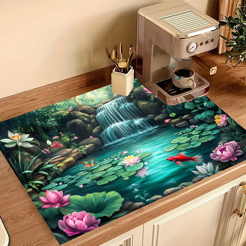 2025 New Design Kitchen Countertop Mat - Super Absorbent, Non-Slip ...