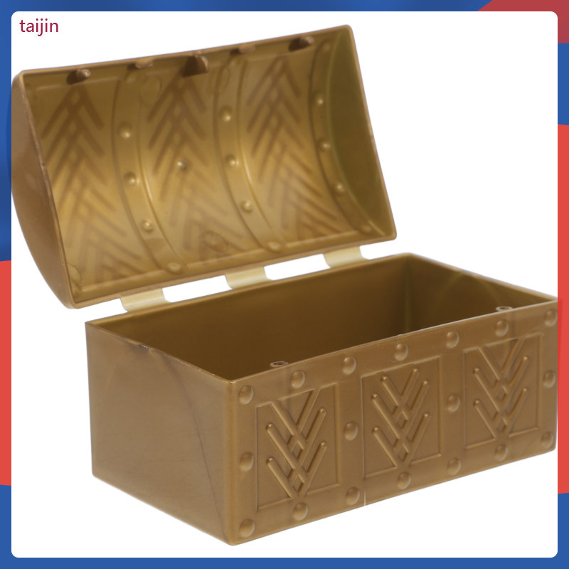Cardboard Treasure Chest Large Lock and Key Toy Decorate Child taijin ...