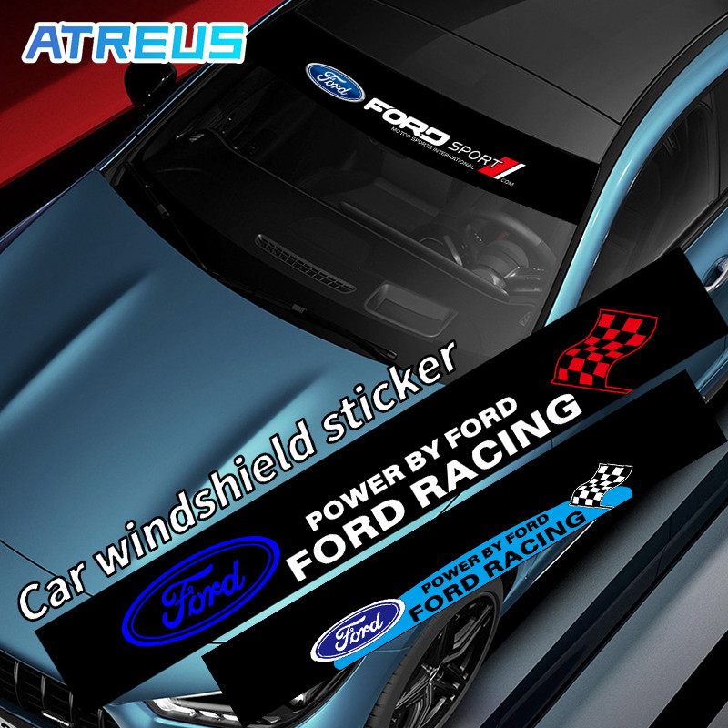 Ford Car Front Windscreen Sticker Windshield Stickers Car Front Window ...