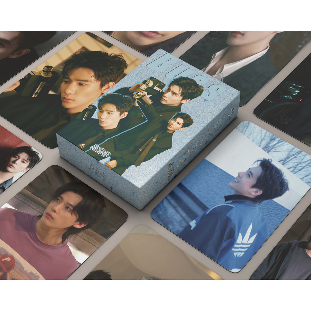 50-55pcs Chinese Drama Actor Buss Wang Anyu Hologram Lomo cards Neo Hou ...