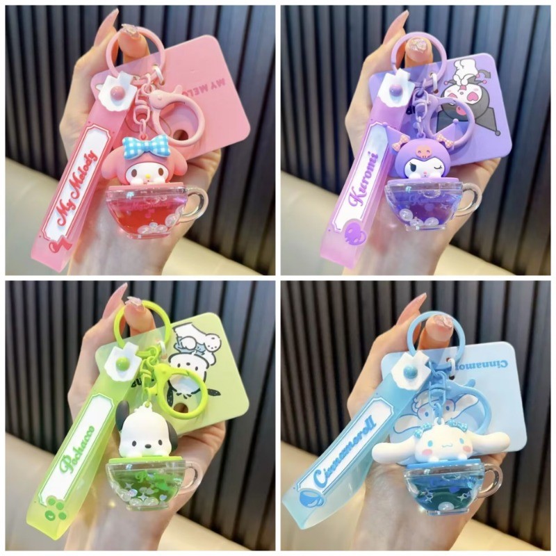 Genuine Cinnamoroll Sanrio Melody Doll Cute Keychain Cartoon Anime ...