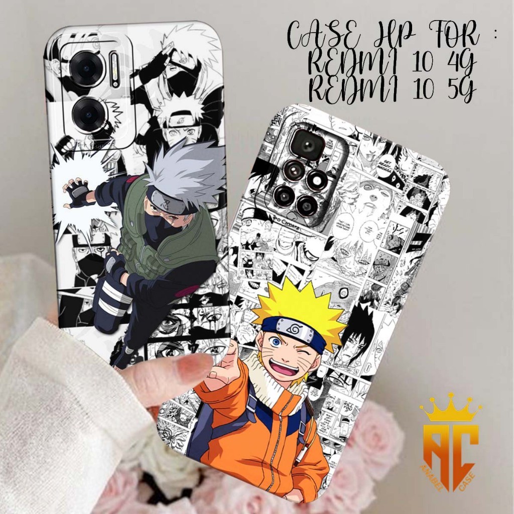 HP Case REDMI 10 4G/REDMI 10 5G 2022 Naruto Shippuden Cartoon Anime ...