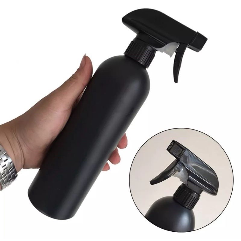 500ml Matte Powerful Sprayer Black Trigger Continuous Spray Bottle ...