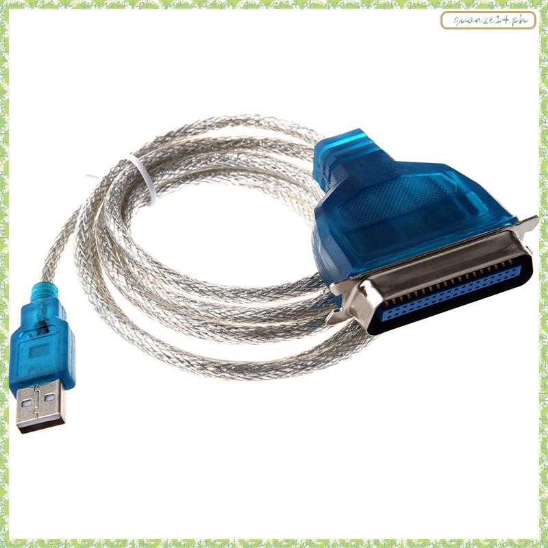 [J X Q K] USB to Parallel IEEE 1284 Printer Adapter Cable PC (Connect ...