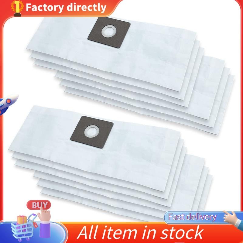 In stock-12 Pack Vacuum Bags for Shop-Vac 9066800 2-2.5 Gallon Type B ...