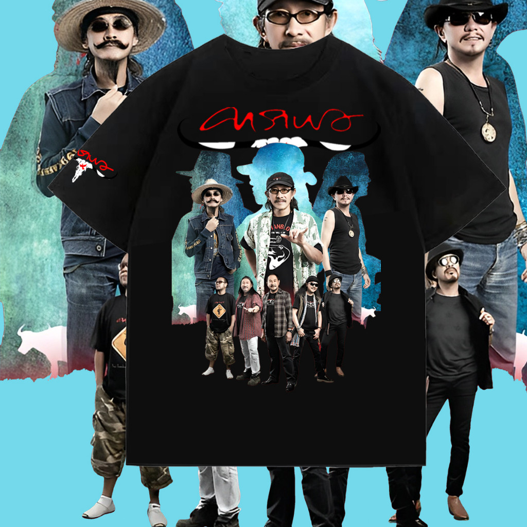 new Carabao Band shirt Fabric Cotton 1 T-shirt Aed Standing Opakul ...
