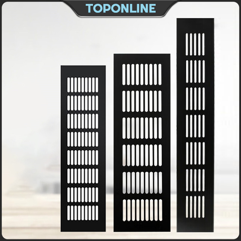 Aluminum Alloy Ventilation Grille Rectangle Louvered Air Vent Grille ...