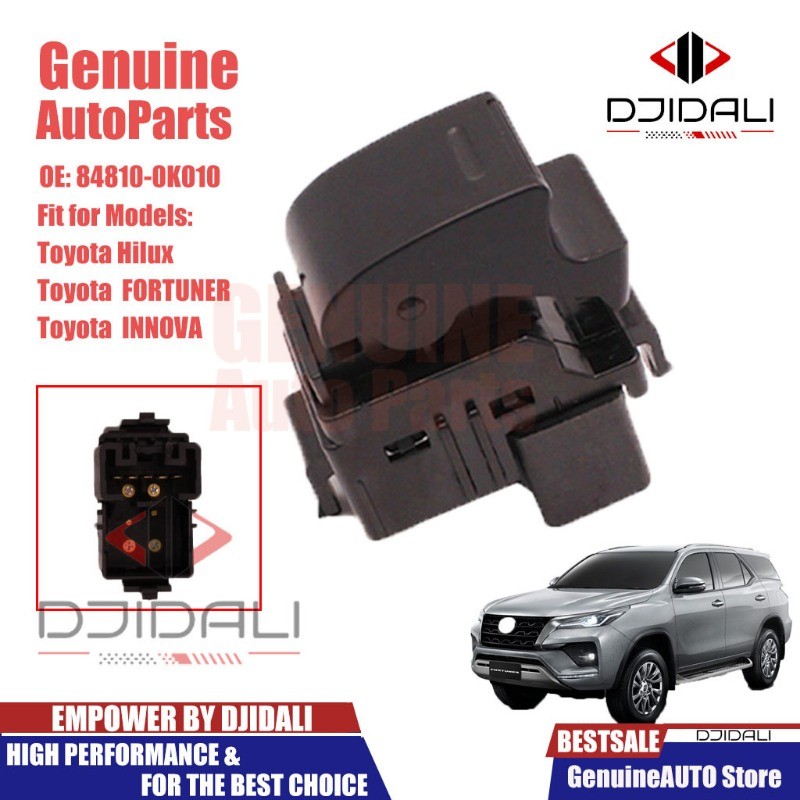 Power Window Switch for Toyota Hilux Vigo Fortuner 84810-0K010 | Shopee ...