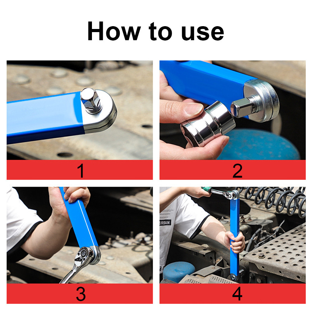 Zero Offset Extension Wrench Tight Space Extension Tool for Mechanical ...