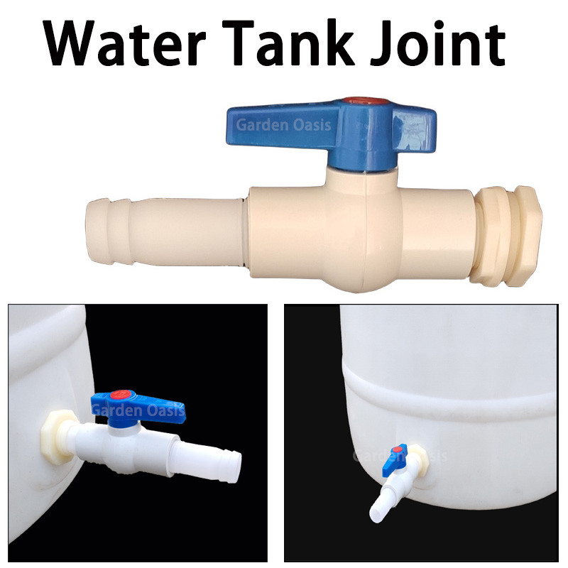 1/2" 3/4" 1" Tank Joints Aquarium Outlet Bucket Connector Fittings ...