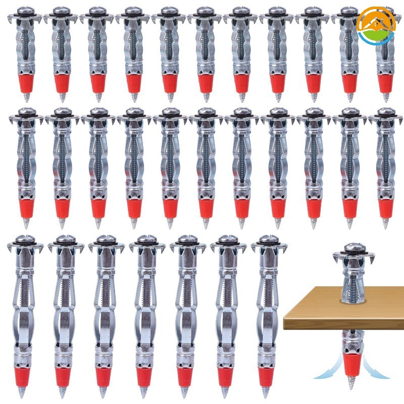 Heavy Duty Molly Bolt Hollow Drive Wall Anchor Screws Kit Drywall ...