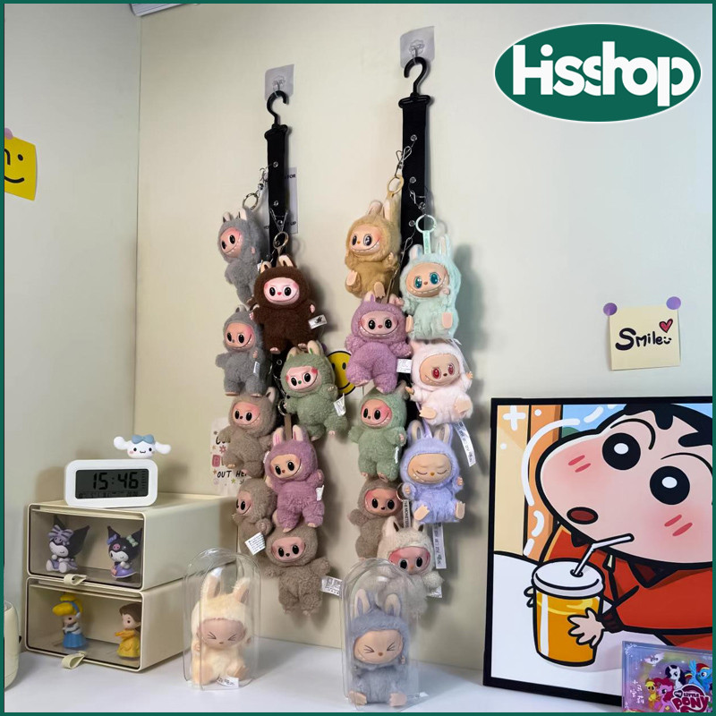 Labubu storage display rack, doll wall, plush dolls placed behind the ...