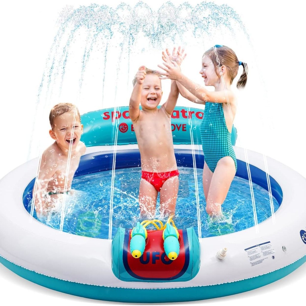 Ufo Sprinkler Pad Kids Swimming Pool Sprinkler Swimming PVC Child Baby ...