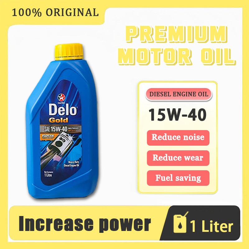 Delo Gold 1L Diesel Engine Oil 15W-40 for Heavy Duty Use in Cars and Motorcycles | Shopee ...