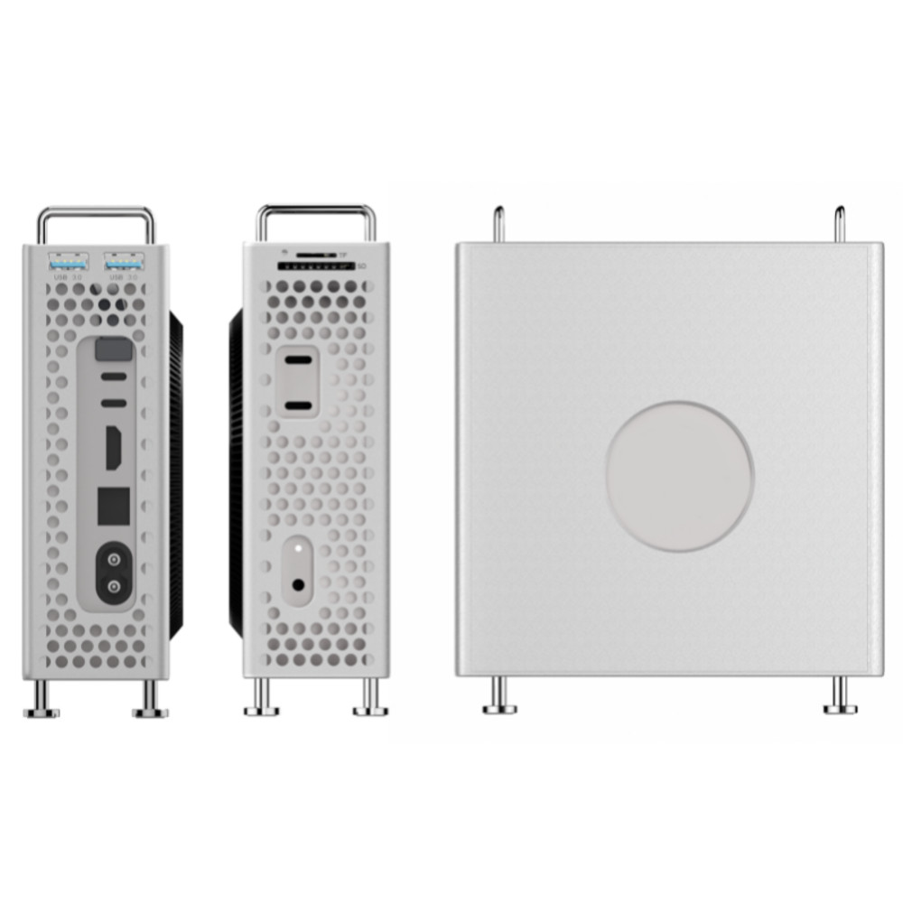 Chassis for Mac Mini M4/M4 Pro 2024 aluminum Vertical Computer Case ...