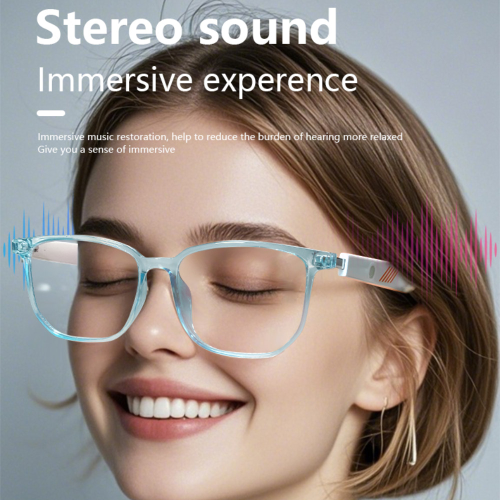 2025 Smart Glasses for Men Women Color-changing Anti Blue Bluetooth 5.3 ...