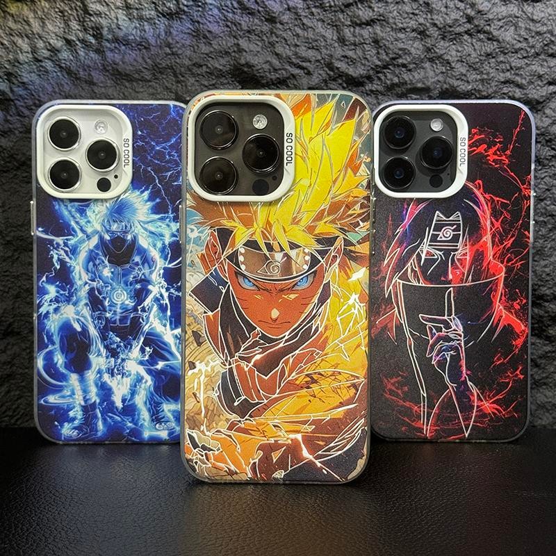 Anime NARUTO Case for iPhone Uzumaki Naruto Sakura Kakashi Itachi Matte ...