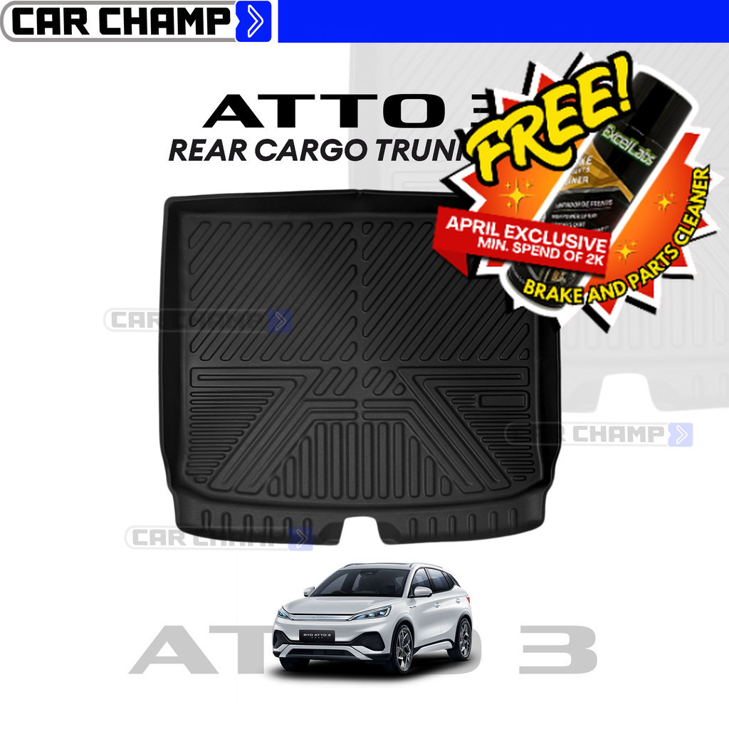 BYD Atto 3 2022 to 2025 Rear Cargo Trunk Tray w/ EXTENSION Thailand ...