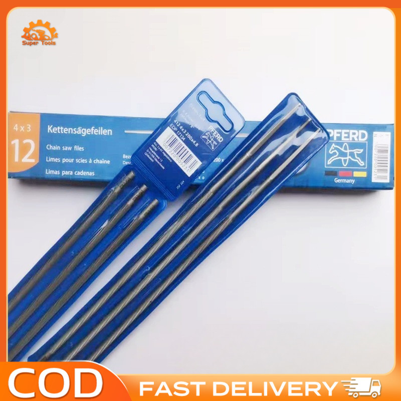 12pcs PFERD Chainsaw Round Pferd File 7/32" 3/16" Germany Round Steel ...