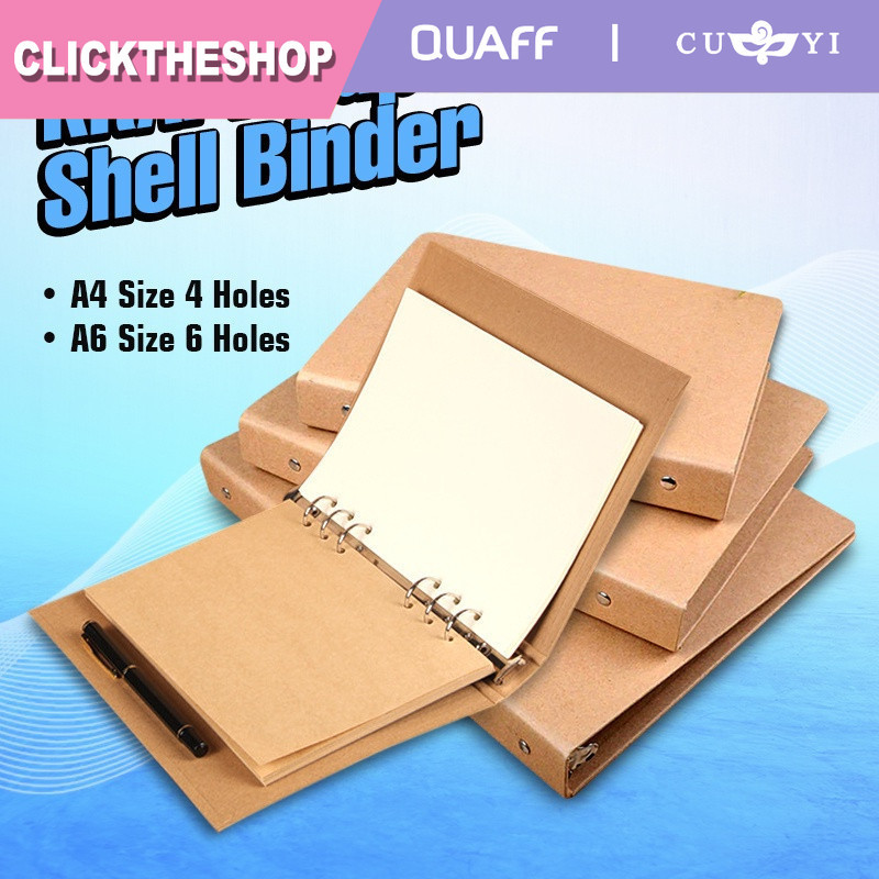 Kraft Paper Shell ( 6 Holes Binder A6 / 4 Holes Binder A4 ) | CTS ...
