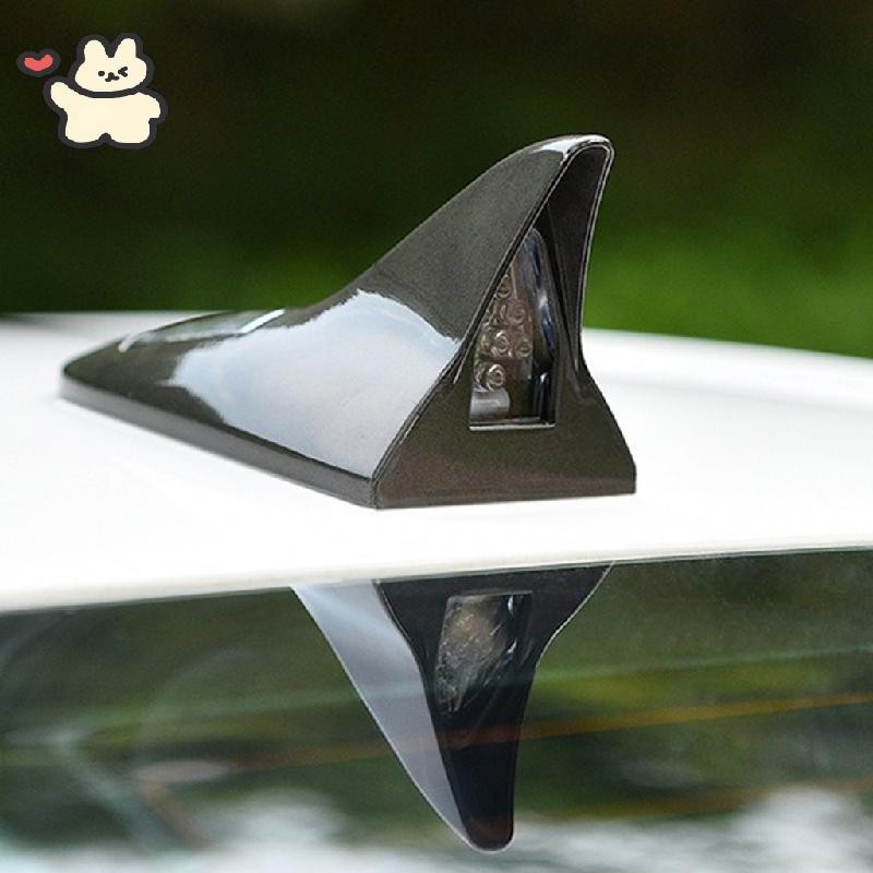 Universal Solar LED Light Car Shark Fin Antenna Roof Tail Modified ...