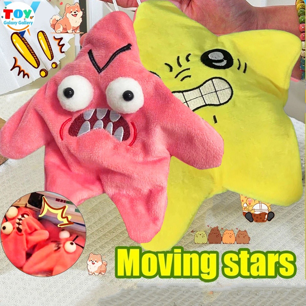 Angry Starfish Toy Angry Jumping Star Rechargeable Plush Toy Backpack ...