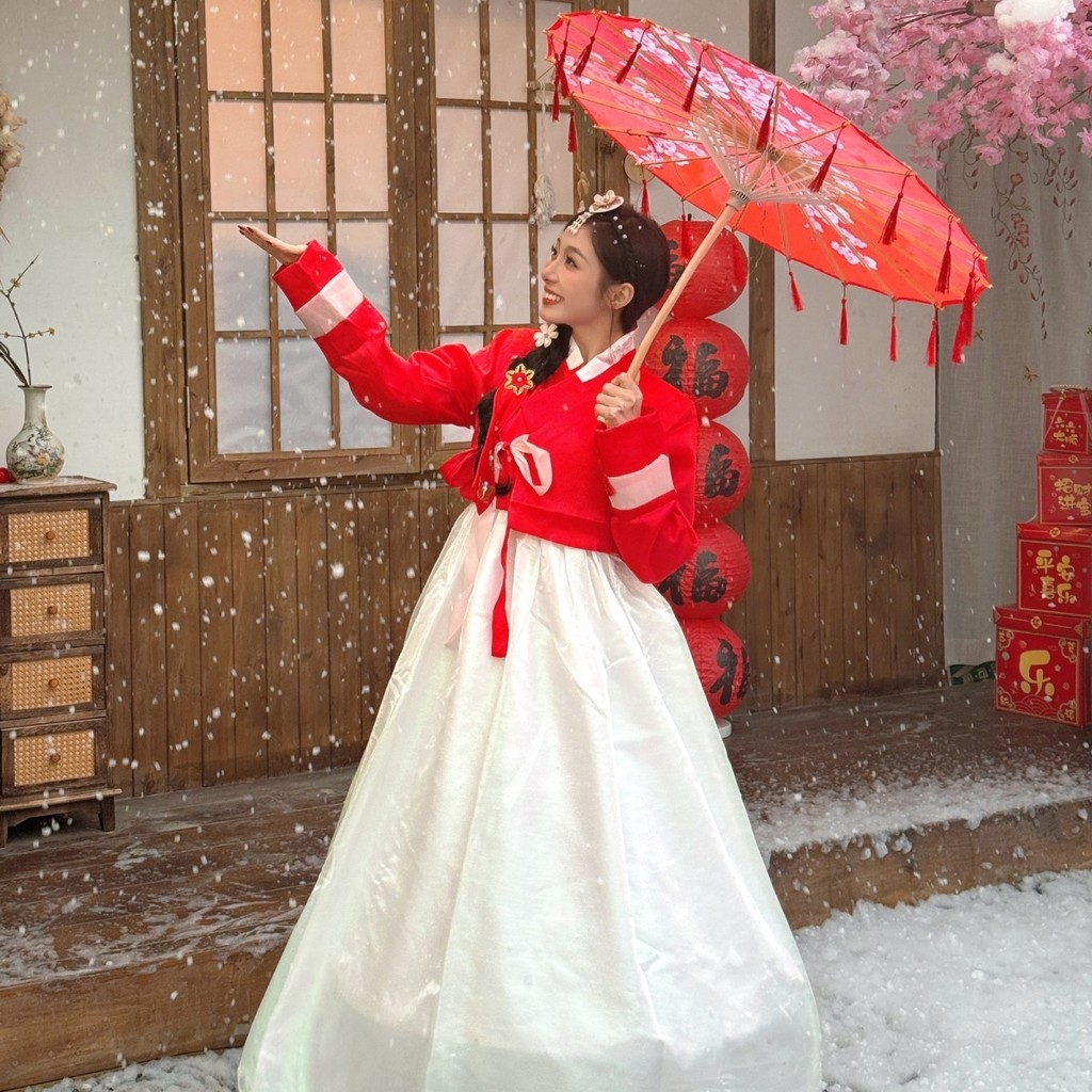 10.22#New High-End South Korea Princess Yanji Miss Court Hanbok Korean Ethnic High-End Custom ...