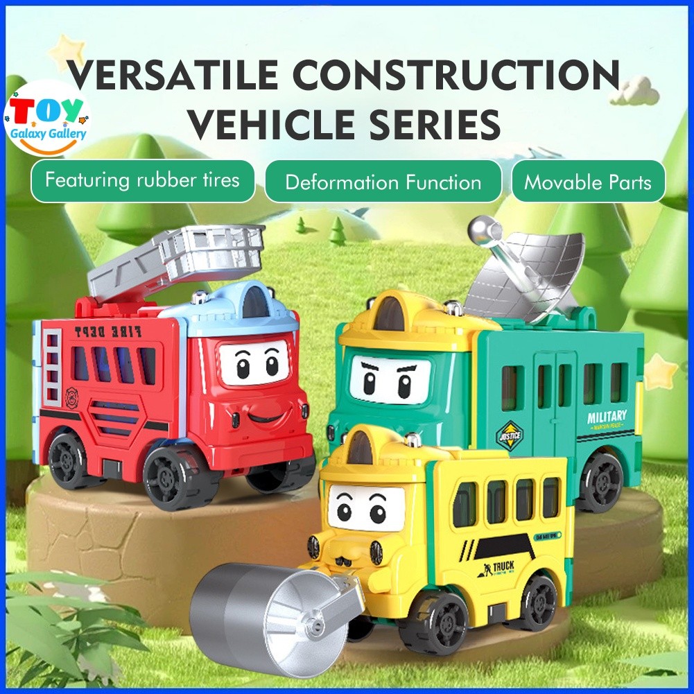 Children's Toys Distortion Transformation Inversion School Bus Toy ...